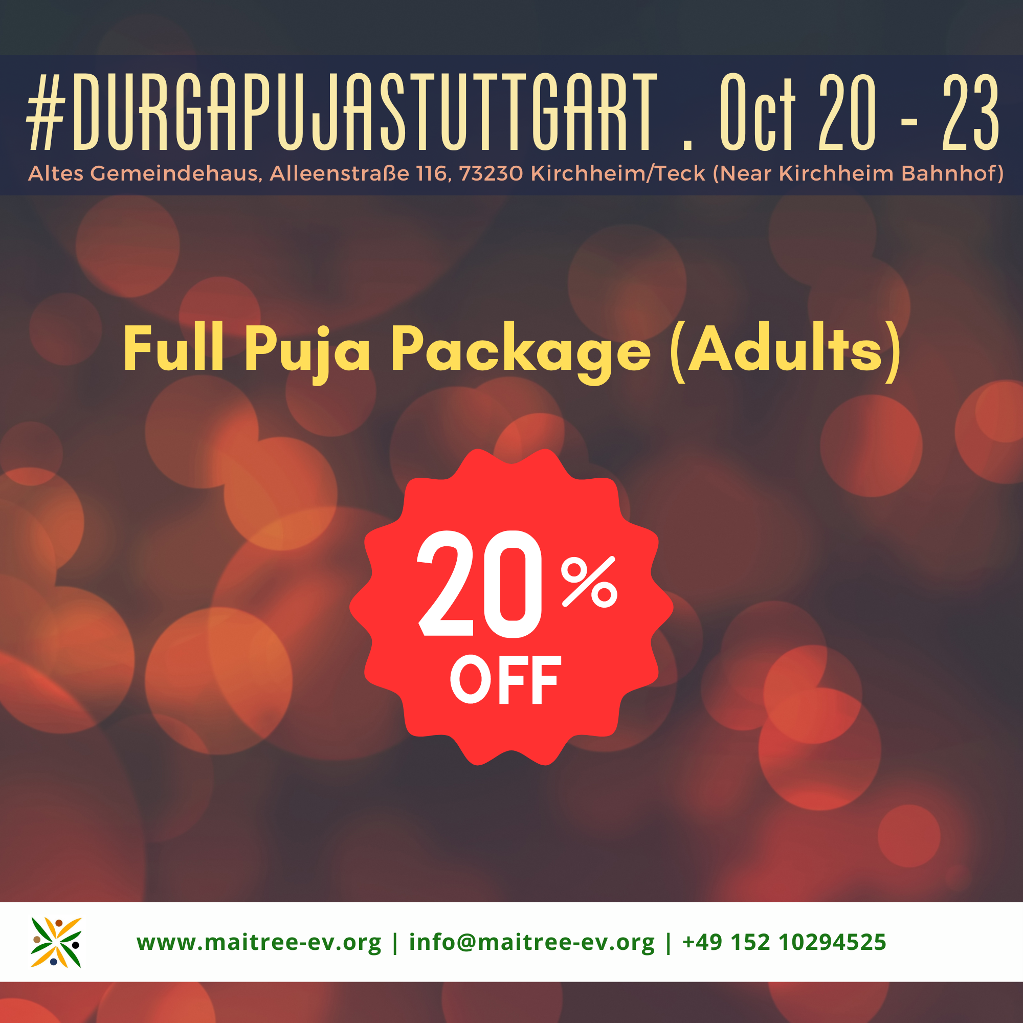 [Durgapuja 2023] Full Puja Package – Maitree eV